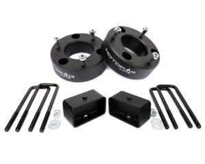 motofab lifts ch-3f-2r 3 in front and 2 in rear leveling lift kit that is compatible with 2007-2018 chevy silverado sierra gmc