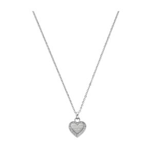 michael kors women's silver stainless steel necklace mkj3970040