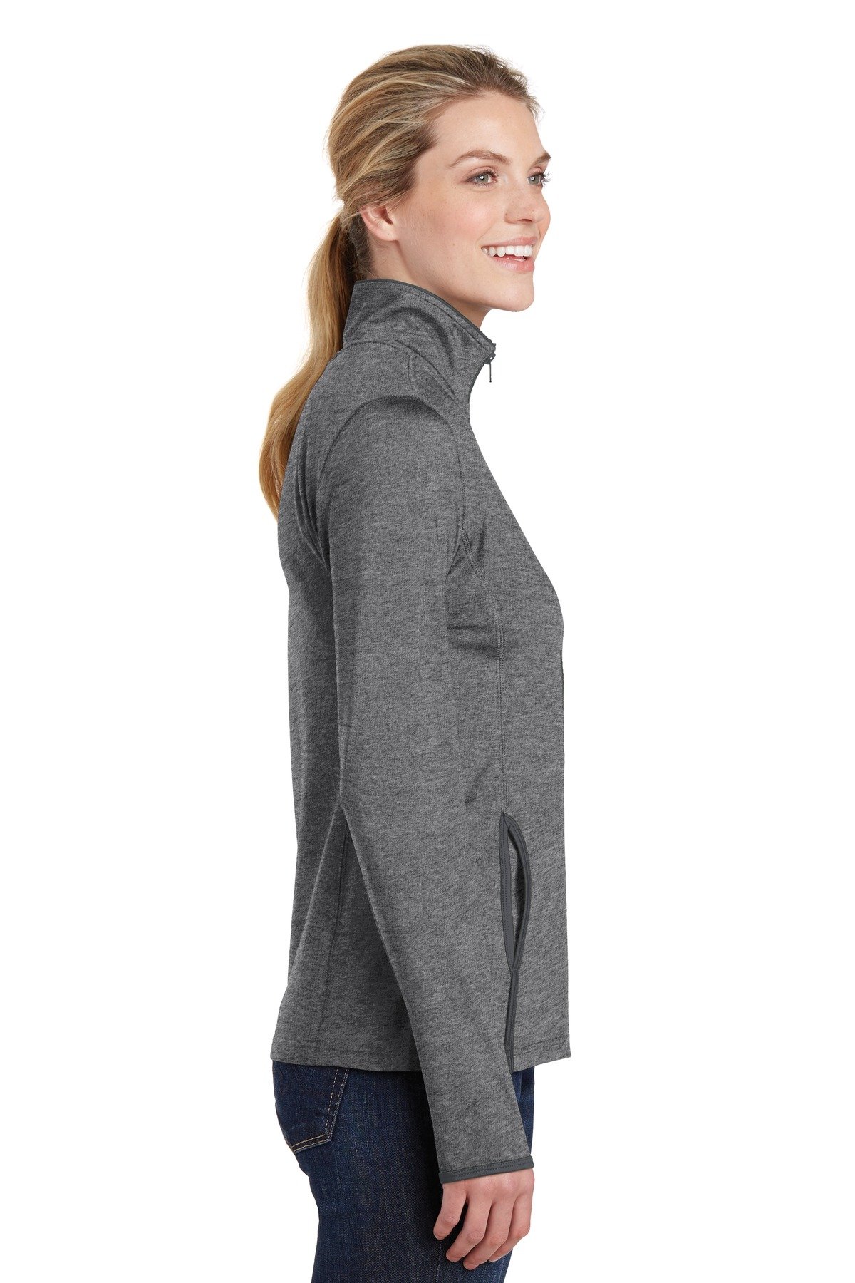 Sport-Wick Stretch ContraFull-Zip Jacket S Charcoal Grey Heather/Charcoal Grey