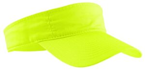 port & company - fashion visor. cp45 neon yellow