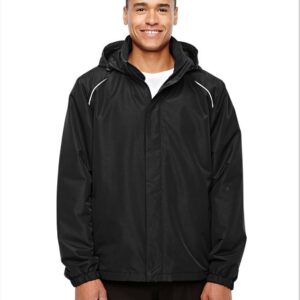 Ash City - Core 365 Men's Profile Fleece-Lined All-Season Jacket M BLACK