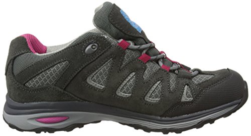 Karrimor Women's Walking Low Rise Hiking Boots, Black C Pink, 9.5