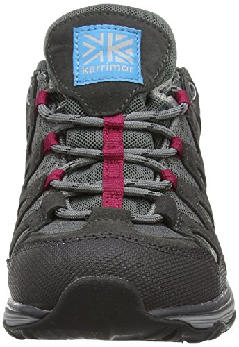 Karrimor Women's Walking Low Rise Hiking Boots, Black C Pink, 9.5