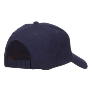 Breast Cancer Survivor Embroidered Cotton Cap - Navy OSFM