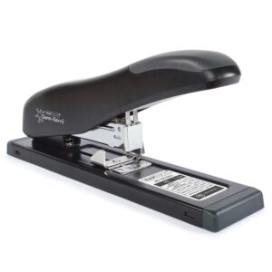 rapesco heavy duty stapler, hd-100, 100 sheet capacity, black (1276)