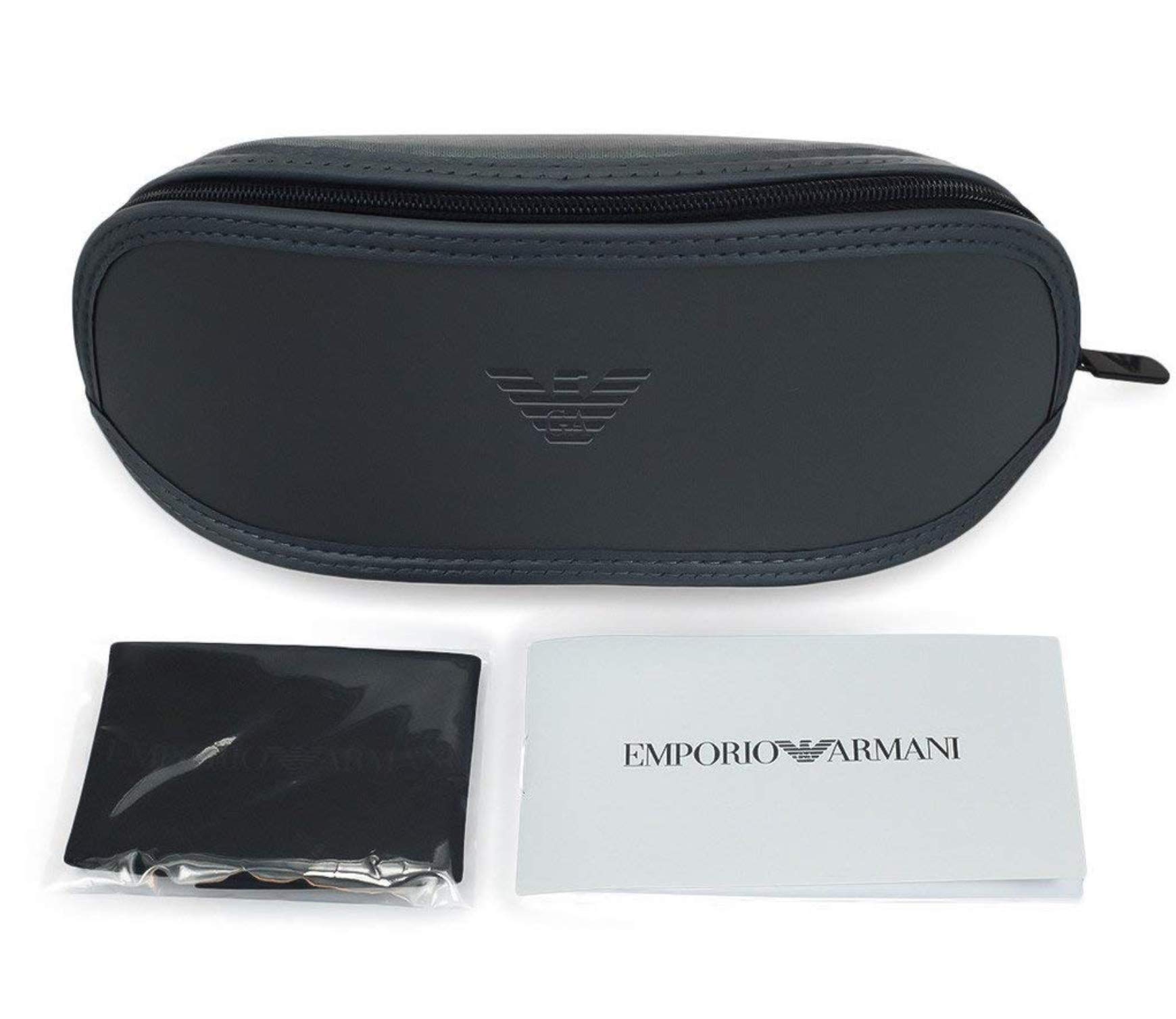 Emporio Armani EA4063-5464/87 Sunglasses, Black over Tortoise Frame 58mm w/Grey Lens