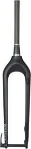 whisky - no.9 carbon fiber mountain bike fork - 15mm x 100mm thru axle, 1-1/2 inch tapered steerer, post mount disc brake