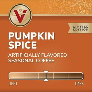 Victor Allen's Coffee Pumpkin Spice Flavored, Medium Roast, 80 Count, Single Serve Coffee Pods for Keurig K-Cup Brewers