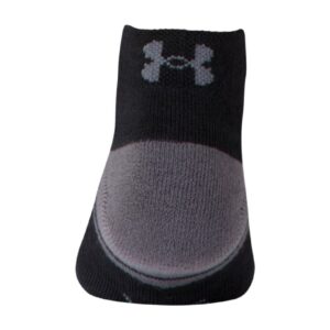 Under Armour Youth Resistor 3.0 Low Cut Socks, Multipairs, Black/Graphite (6-Pairs), Small