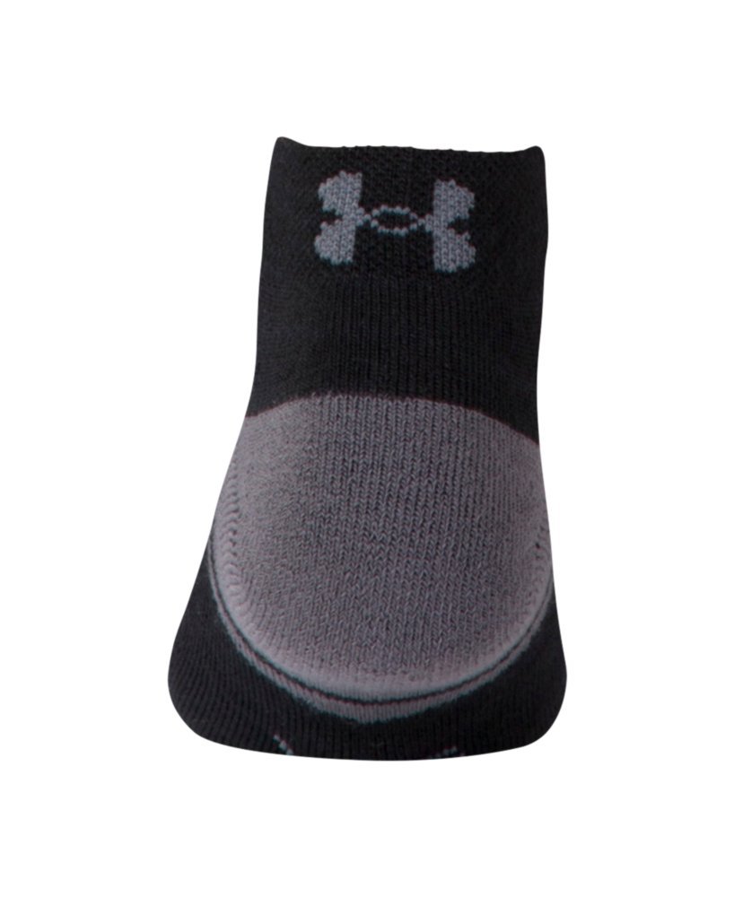 Under Armour Youth Resistor 3.0 Low Cut Socks, Multipairs, Black/Graphite (6-Pairs), Small