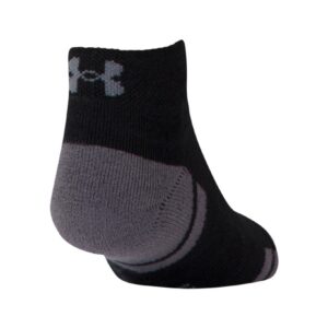 Under Armour Youth Resistor 3.0 Low Cut Socks, Multipairs, Black/Graphite (6-Pairs), Small