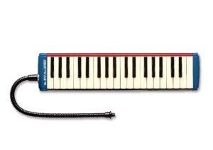 suzuki musical instruments melodica, red and blue (m-37c plus)