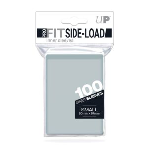 ultra pro upr84650 pro-fit small size side load deck protector sleeves 100 pack