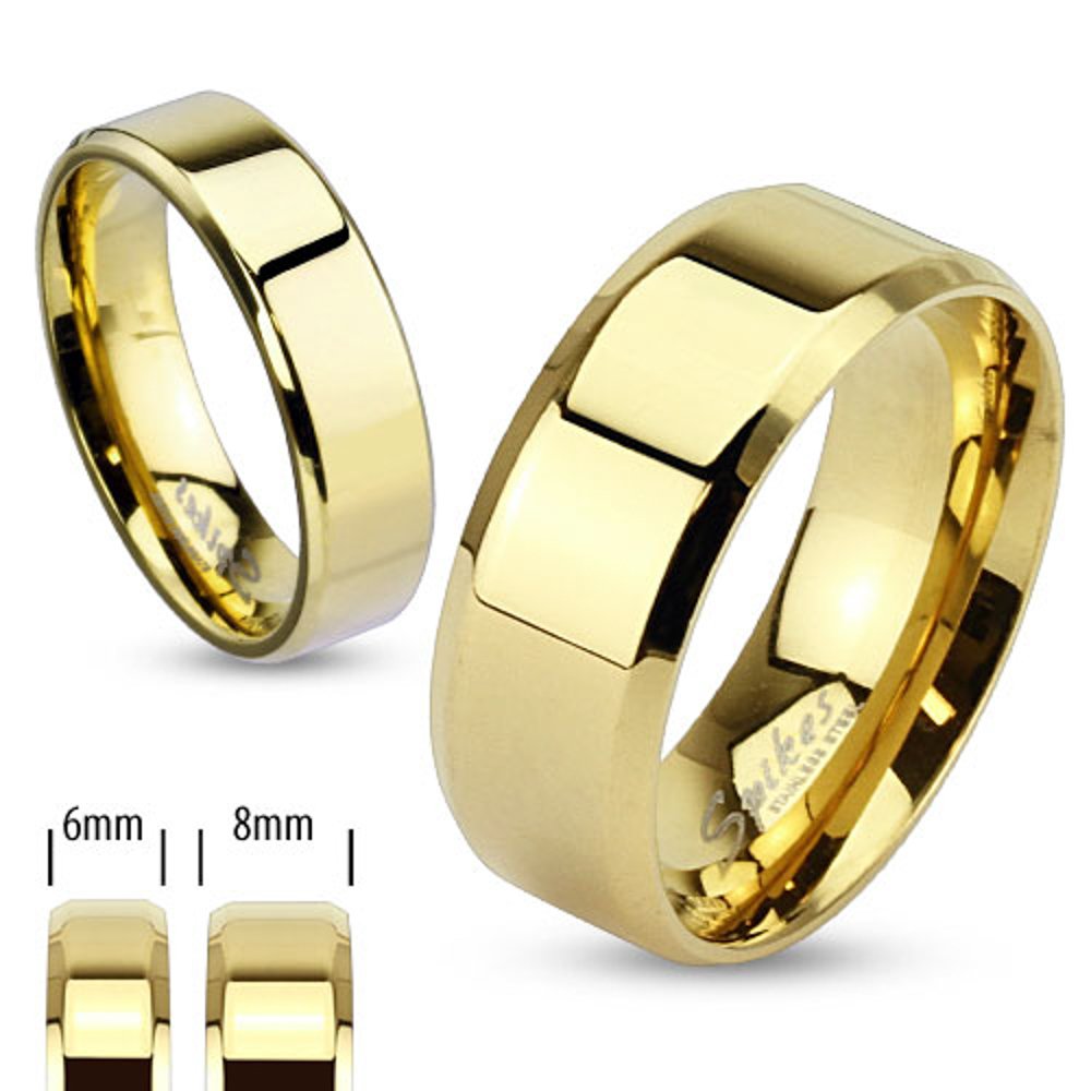 Marimor Jewelry His and Her 14K Gold Plated Stainless Steel 3 Piece Wedding Engagement Ring and Men's Band Set Women's Size 09 Men's 06mm Size 13