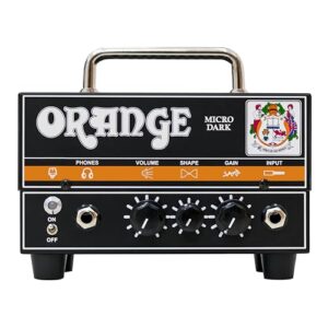 orange amps, 1 electric guitar power amplifier, black (micro dark)