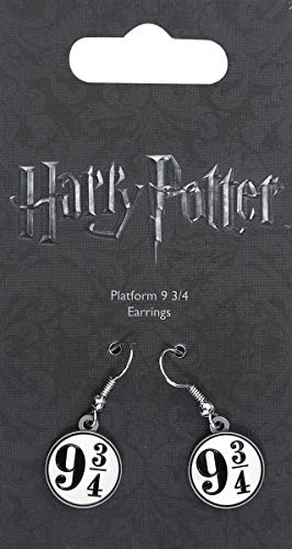 Harry Potter Platform 9 3/4 Silver Plated Earrings