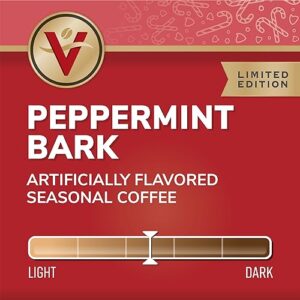 Victor Allen's Coffee Peppermint Bark Flavored, Medium Roast, 80 Count, Single Serve Coffee Pods for Keurig K-Cup Brewers