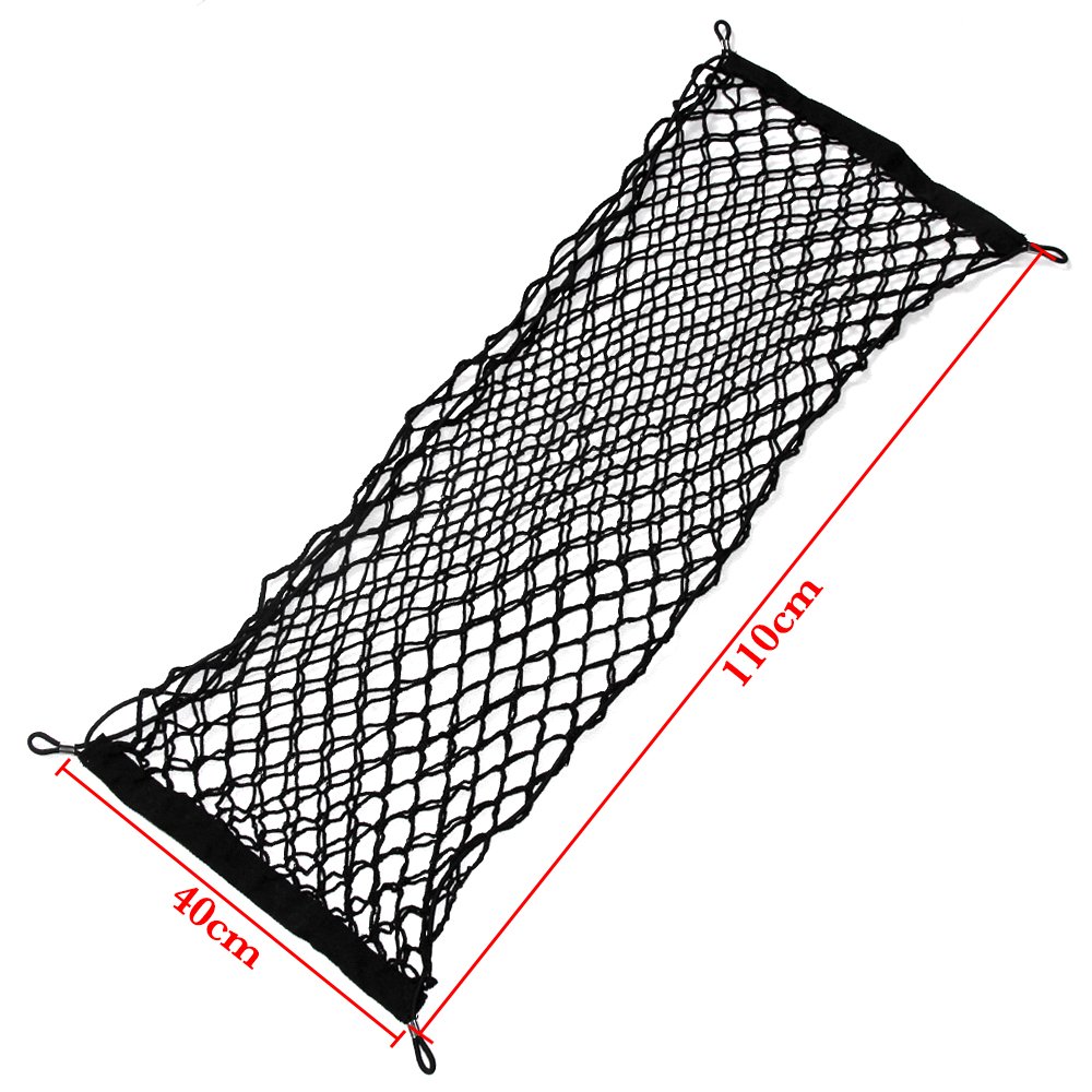 JessicaAlba Envelope Style Trunk Cargo Net Fit Ford Edge Escape Expedition Explorer Flex Windstar