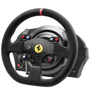 THRUSTMASTER T300 Ferrari Integral Racing Wheel Alcantara Edition Racing Wheel with pedals Compatible with (PS5, PS4, PC)