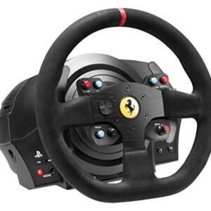 THRUSTMASTER T300 Ferrari Integral Racing Wheel Alcantara Edition Racing Wheel with pedals Compatible with (PS5, PS4, PC)