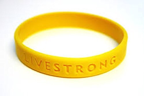 LiveStrong Live Strong Yellow Bracelet Wristband 2 Pack of Size Adult 8 inch L/xl