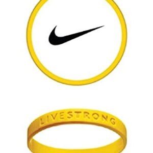 LiveStrong Live Strong Yellow Bracelet Wristband 2 Pack of Size Adult 8 inch L/xl