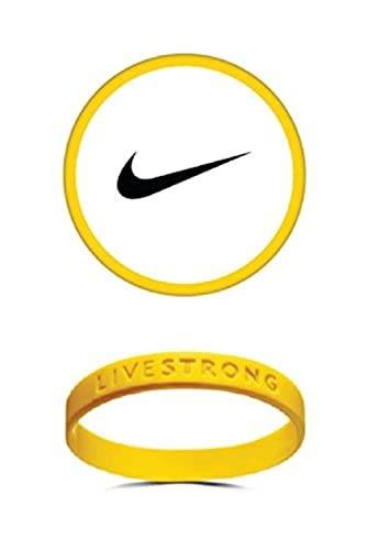 LiveStrong Live Strong Yellow Bracelet Wristband 2 Pack of Size Adult 8 inch L/xl