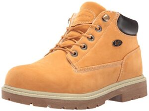 lugz women's drifter fleece lx boot, golden wheat/cream/bark/gum, 8.5 m us