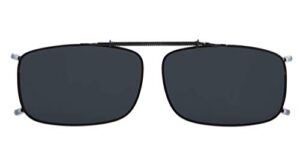 eyekepper polarized lenses clip on sunglasses grey lens