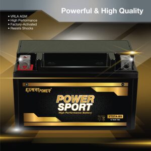 ExpertPower YTX7A-BS 12v7ah lead_acid_battery