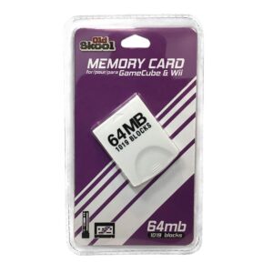 old skool gamecube and wii compatible 64mb memory card with 1019 blocks