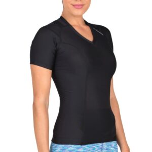 alignmed posture shirt pullover for women (as1, alpha, s, regular, regular, black)