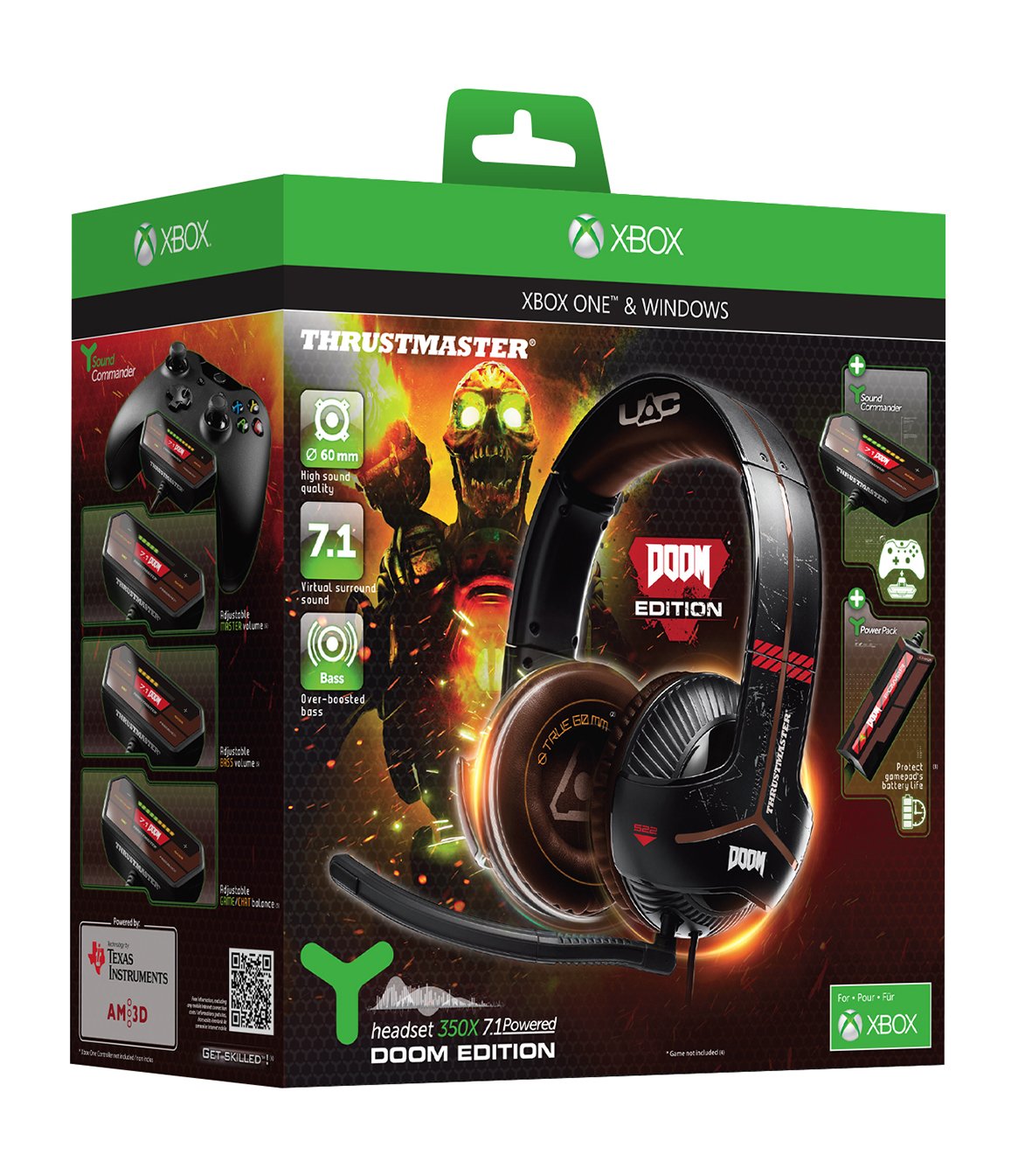 Thrustmaster Xbox One/PC Doom Edition Powered Gaming Headset - Not Machine Specific