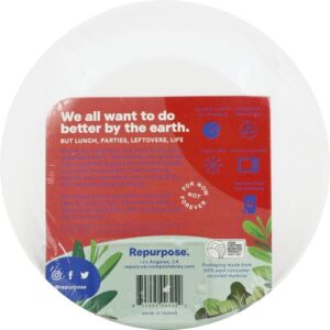 Repurpose, 6" Eco-Dessert Plates, 20 Count