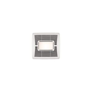 Broan-NuTone A110L Ventilation Fan with Light and Roomside Installation, 110 CFM, 1.3 Sones, White