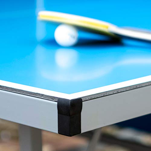 STIGA XTR Professional Outdoor Table Tennis Tables – All Weather Aluminum Waterproof Outdoor or Indoor Design with Net & Post - 10 Minute Easy Assembly Ping Pong Table with Compact Storage