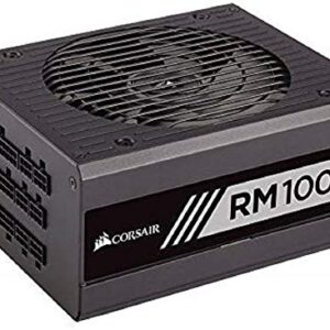 Corsair CP-9020094-UK RM1000x 1000 W 80 Plus Gold Certified Modular 135 mm Thermally Controlled Fan Power Supply Unit - Black