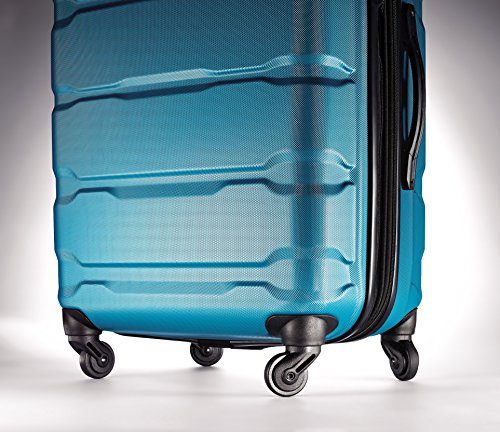 Samsonite Omni PC Hardside Expandable Luggage with Spinner Wheels, Caribbean Blue, 2-Piece Set (20/28)