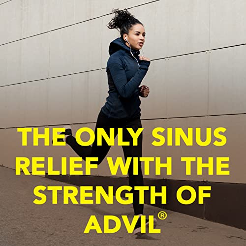 Advil Sinus Congestion and Pain, Sinus Relief Medicine, Pain Reliever and Fever Reducer with Ibuprofen and Phenylephrine HCl - 20 Coated Tablets