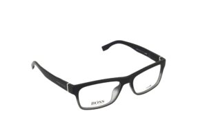 hugo boss eyeglasses 0729 0kay black text gray