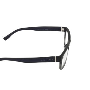 HUGO BOSS Eyeglasses 0729 0KAY Black Text Gray