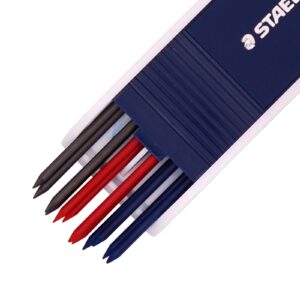 Staedtler Mars Carbon Lead 12 x 2 mm HB Color Mix(Blue 4 ea+Red 4 ea +Black 4 ea)