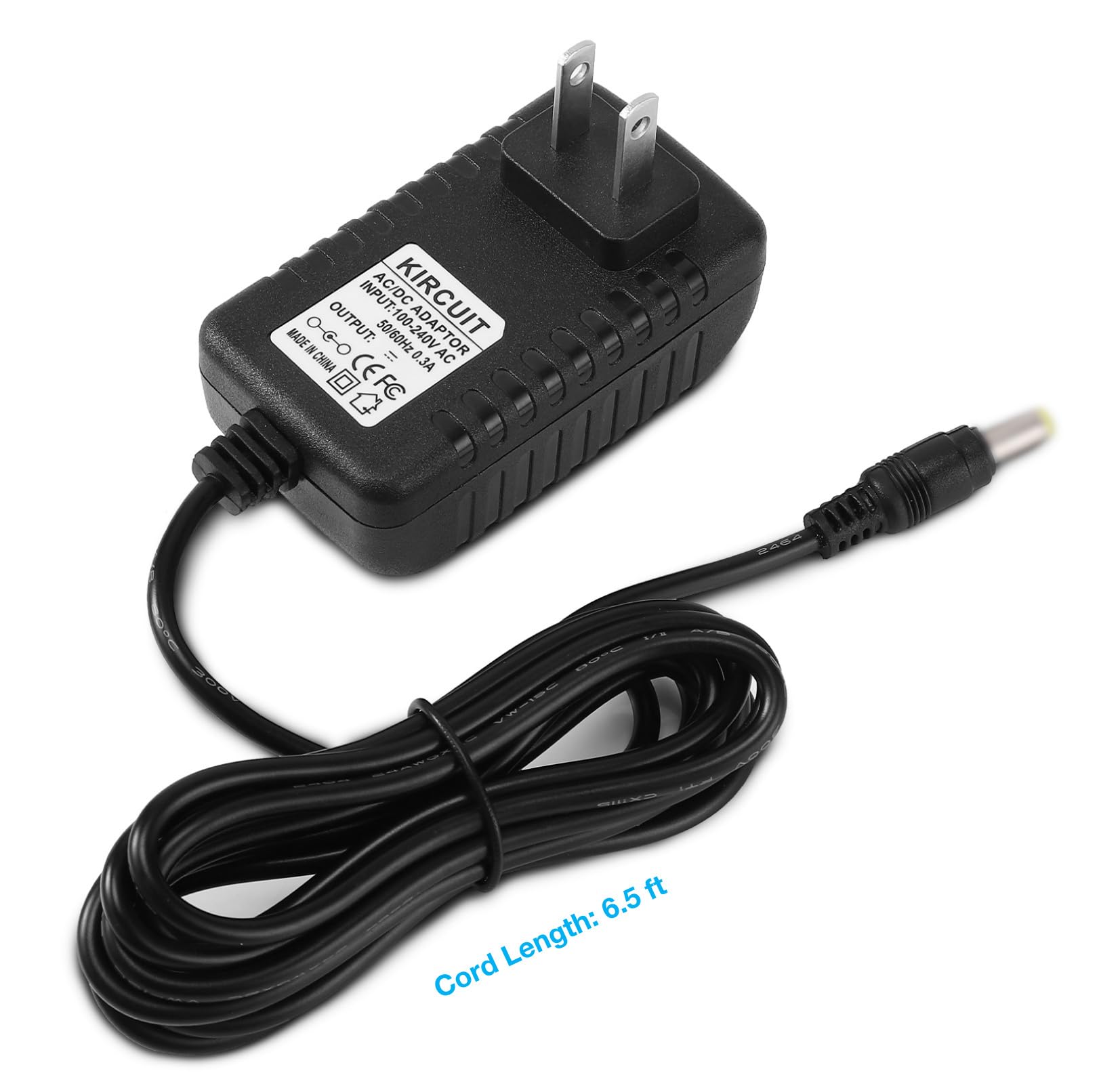 AC Adapter for Casio WK-3000 WK-3200 WK-3300 WK-8000 Piano Keyboard Power Supply