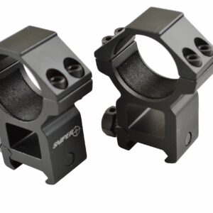 Sniper 30 mm High Profile Scope Rings for Picatinny/ Weaver Rail, 4 points contact more Security