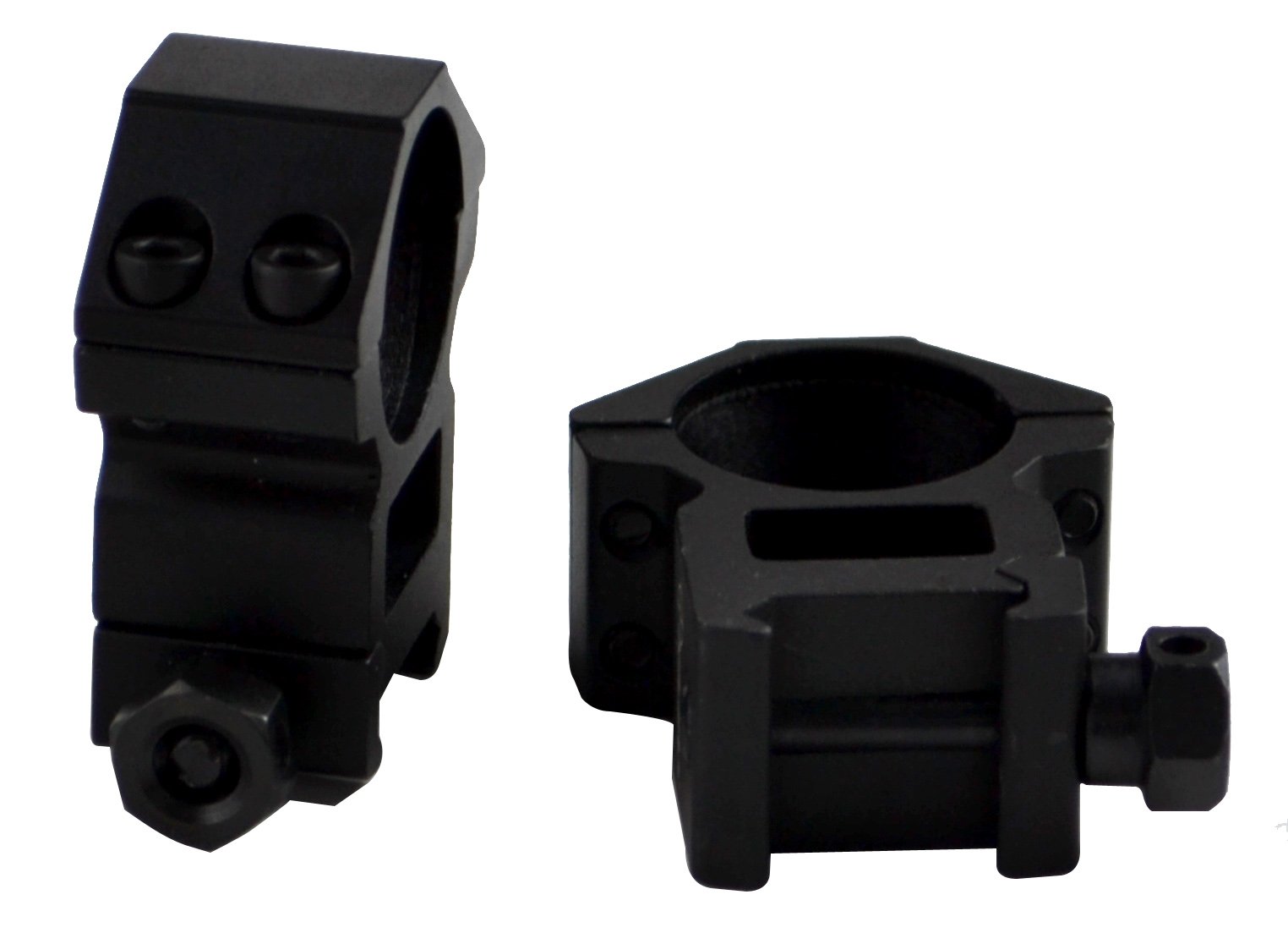 Sniper 30 mm High Profile Scope Rings for Picatinny/ Weaver Rail, 4 points contact more Security