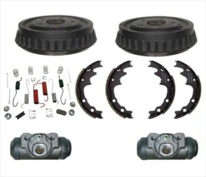 standard smaller 9 inch drums cylinders shoes replacement part for ford ranger 83-94 only rear wheel drive with the smaller 9 inch drum