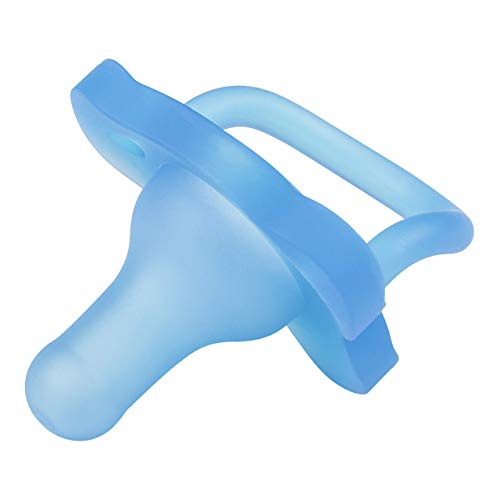 Dr. Brown's HappyPaci Silicone Newborn Pacifier for Breastfeeding Baby - Blue - 3pk - 0-6m