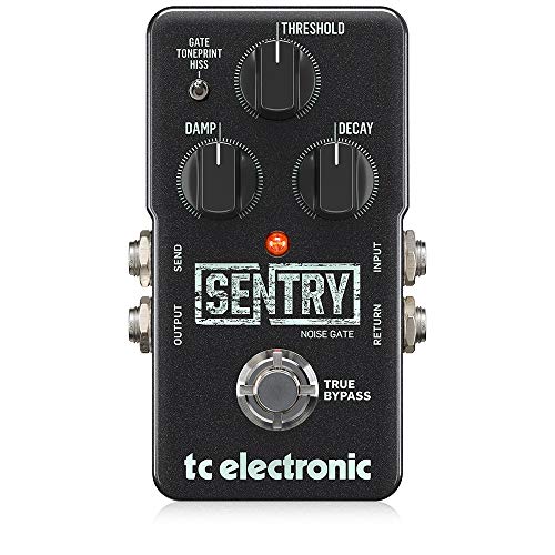 TC Electronic SENTRY NOISE GATE Multiband Noise-Gating Pedal with Hard-Gate Mode and Built-In TonePrints*