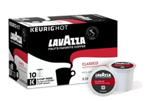 lavazza classico medium roast keurig k-cups coffee, 10 count