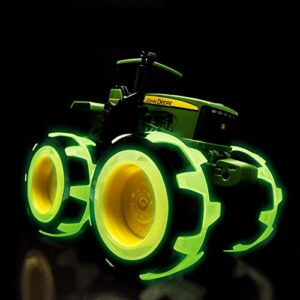 John Deere Tractor - Monster Treads Lightning Wheels - Motion Activated Light Up Monster Truck Toy - John Deere Tractor Toys - Monster Trucks for Boys and Girls - Ages 3 Years and Up